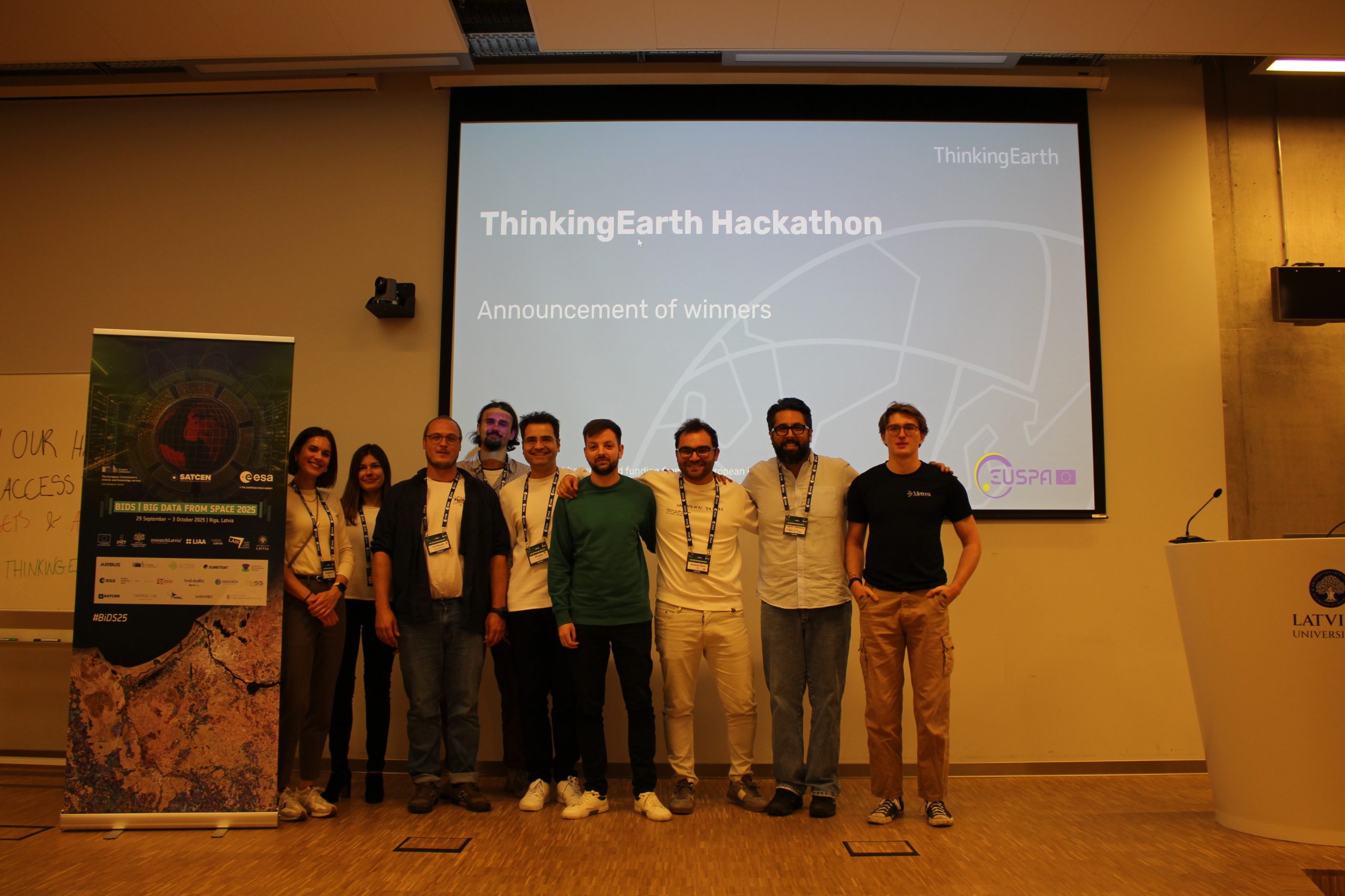 The ThinkingEarth Hackathon at BiDS 2025: showcasing AI innovation for ...